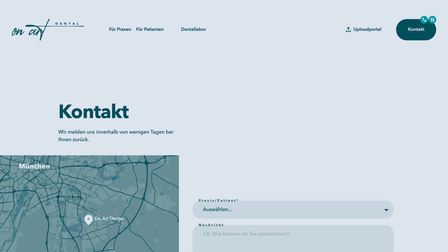 Kontakt | On Art Dental